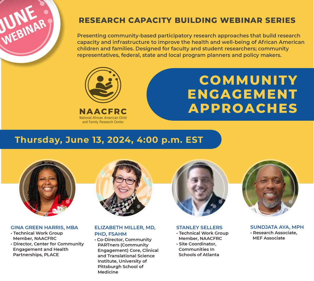 Research Capacity Building Webinar Series - National African American ...